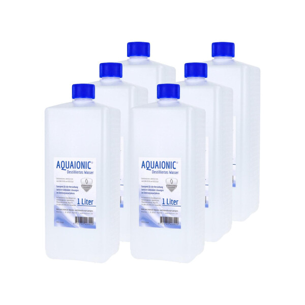 aquaionic destilliertes Wasser, 5 Liter